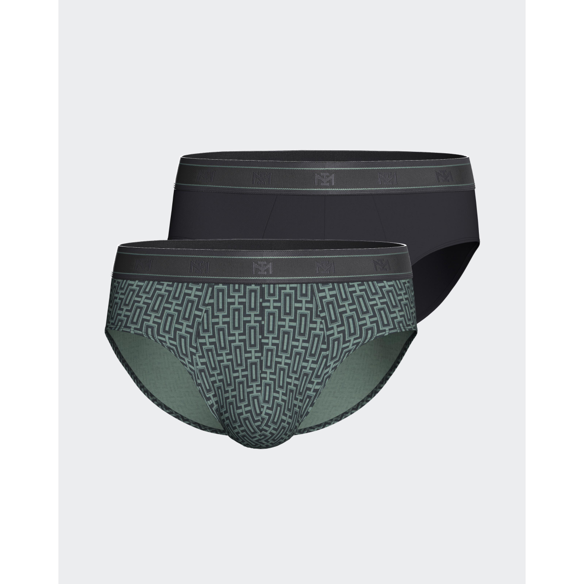 Pack of 2 men's Modal Cotton briefs - N72-IM1121N72P2-GN095 - IMPETUS