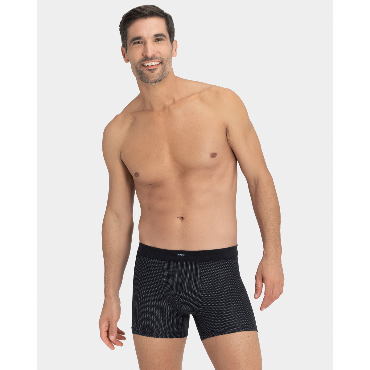 Pack 2 Man's Boxers in Cotton - L71-IM1223L71P2-NB039 | IMPETUS