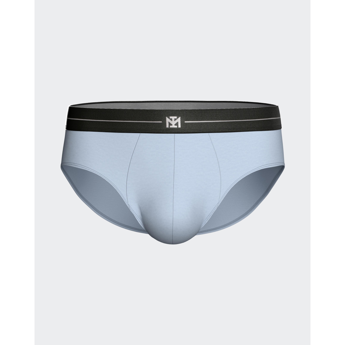 Men's plain Lyocell brief - N62-IM1121N6200-BL198 - IMPETUS