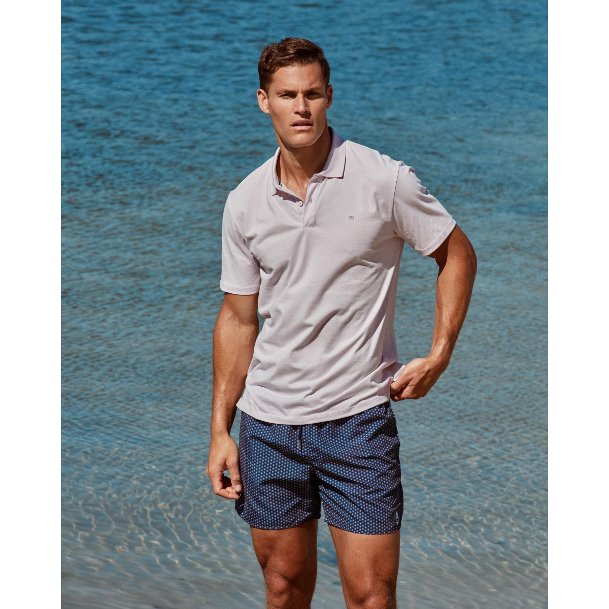 Plain Polo in Cotton - M30-IM1344M3000-PKK2C - IMPETUS