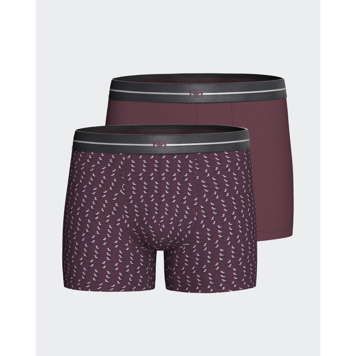 Pack of 2 men's boxers in Modal Cotton - N64-IM1221N64P2-BD009 - IMPETUS
